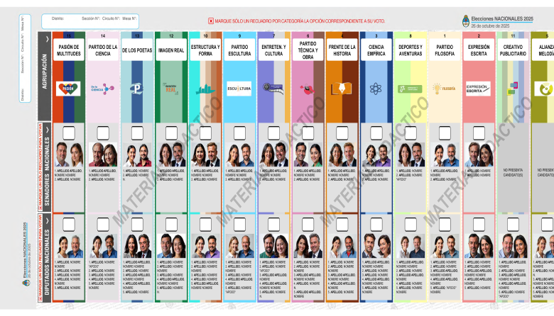 Cómo votar con la Boleta Única de Papel en las Elecciones 2025 - Primera Página
